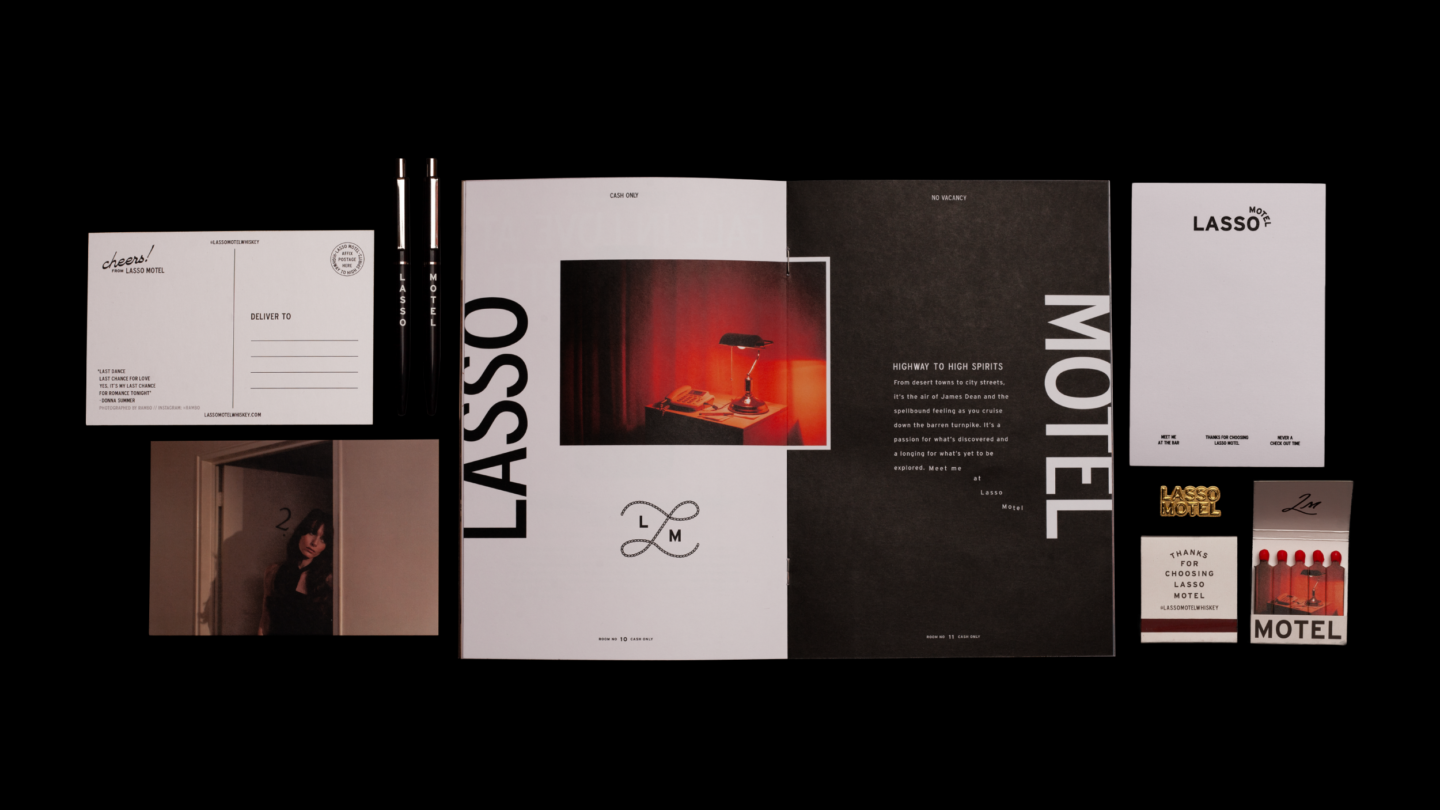 Lasso Motel Whiskey Custom Packaging Design